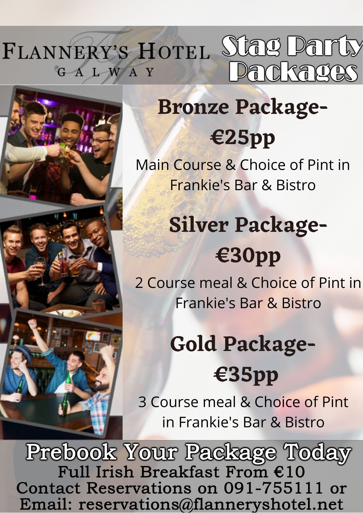 Stag Accommodation Galway | Best Stag Party Packages